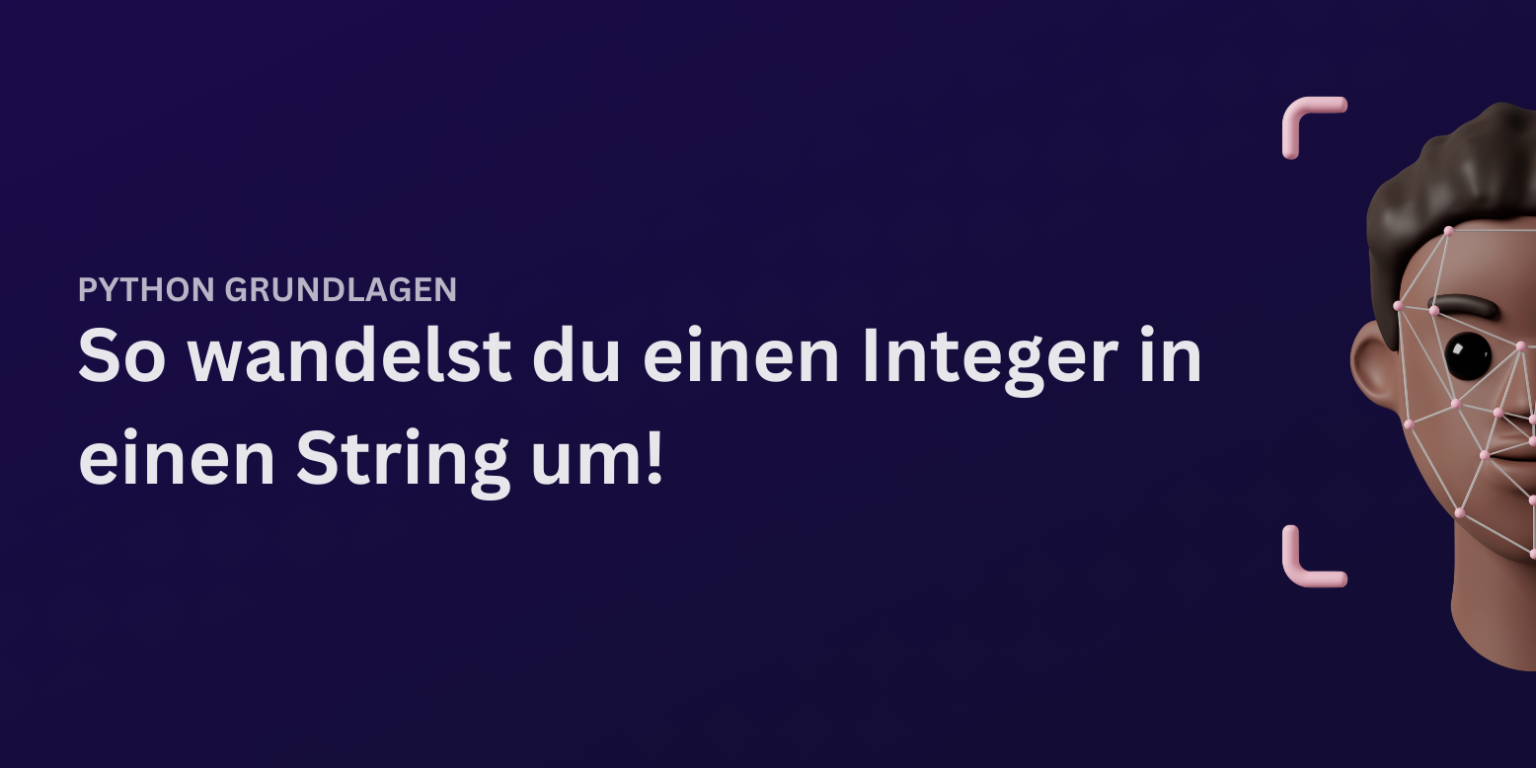 Python: Integer in einen String umwandeln • codegree