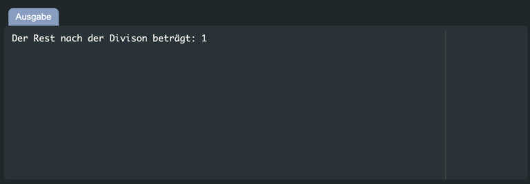 Java Modulo: Die Division mit Rest in Java - codegree